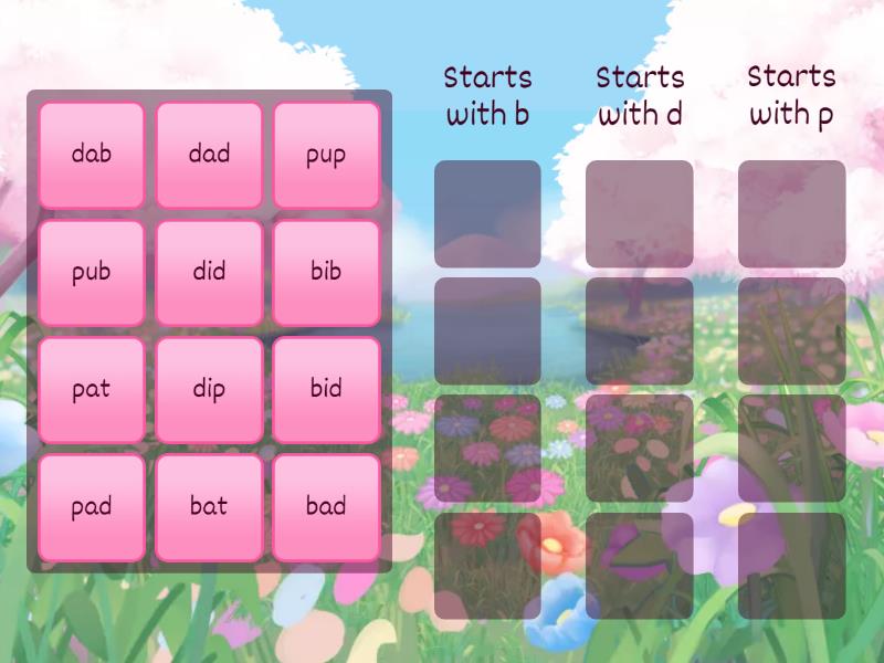 Wilson Word Sorting b,d,p - Group sort