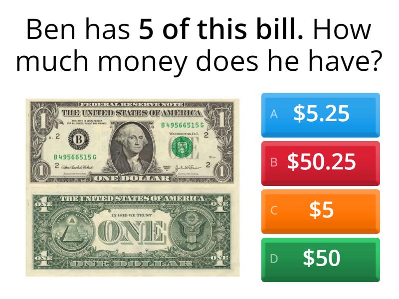 MONEY MONEY MONEY ! (Primary 3) - Quiz