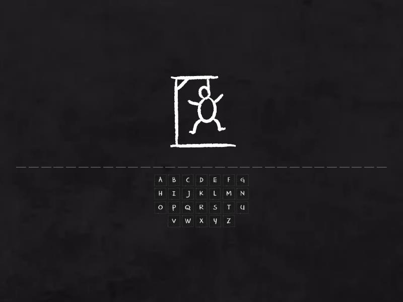 hang man - Hangman