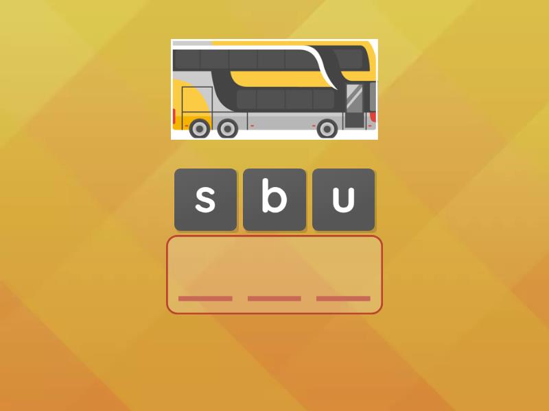 YLE OMO Starters Lesson 20 Game 1 - Transportation () - Anagram