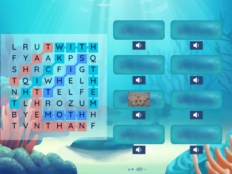 PLD List 21 "th" - Wordsearch