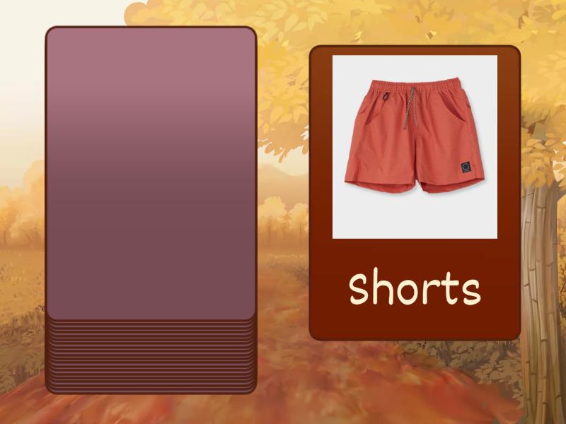 Clothes - Speaking cards