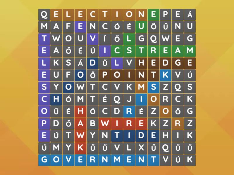 The thirty-nine steps - Wordsearch