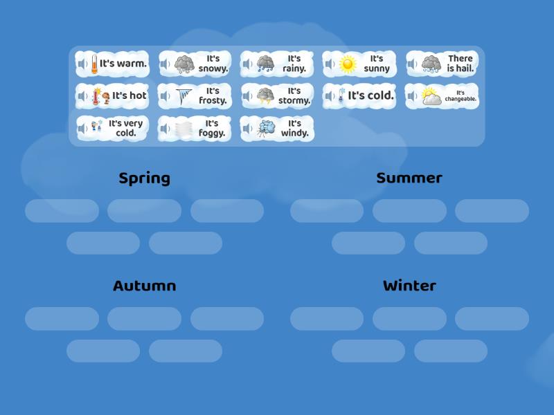 Weather Sorting - Group sort