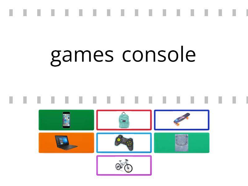 GG1. U2. 2.5 My things. - Find the match