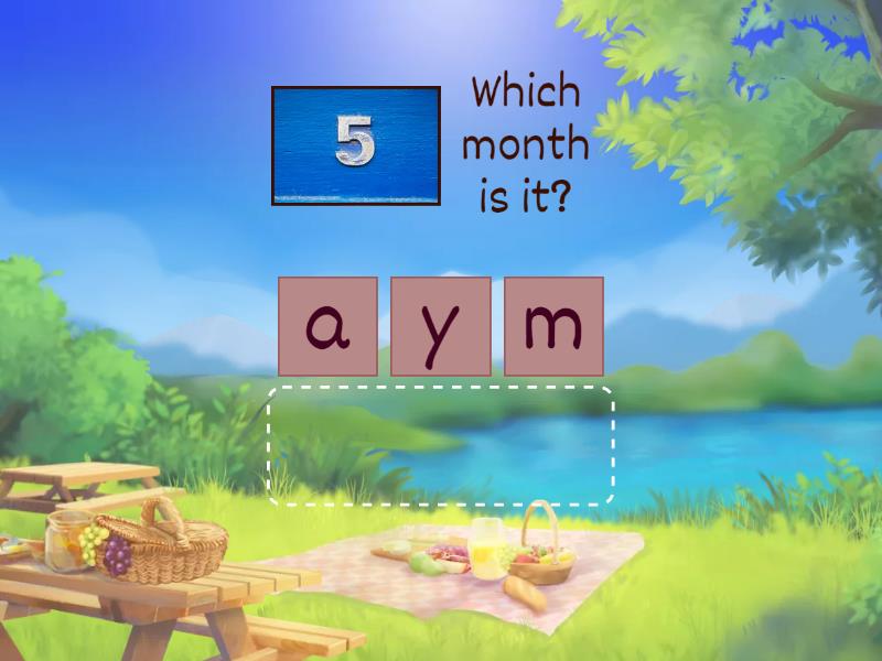 The year (months and seasons) - Anagram