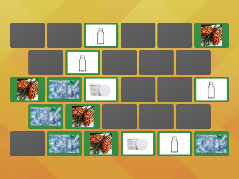 We Love Recycle Memory game - Matching pairs