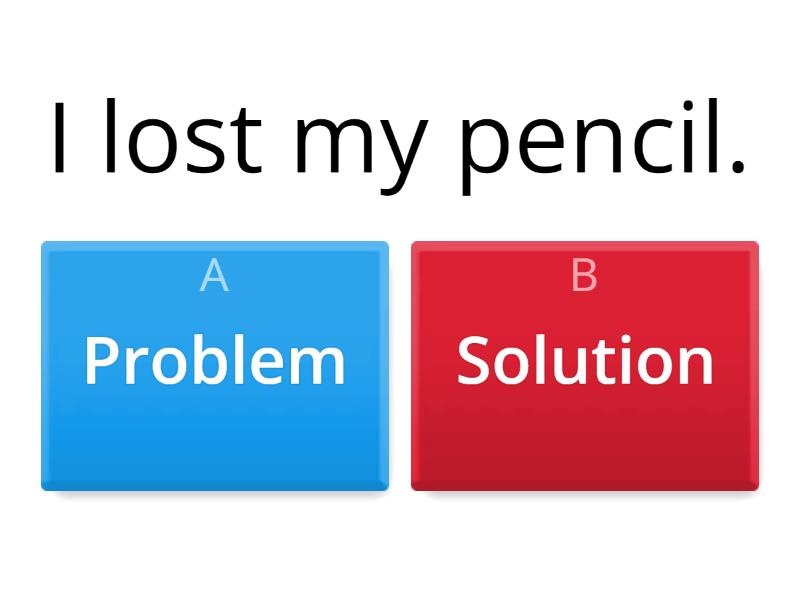 PROBLEM-SOLUTION - Quiz