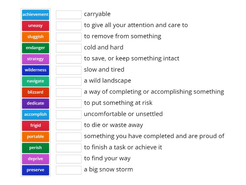 Journey to the North Pole - Match up