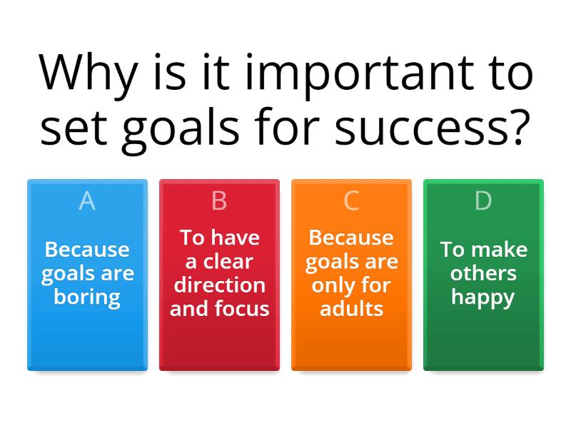 2024 VE Term 1 Week 8 Setting Goals for Success - Quiz