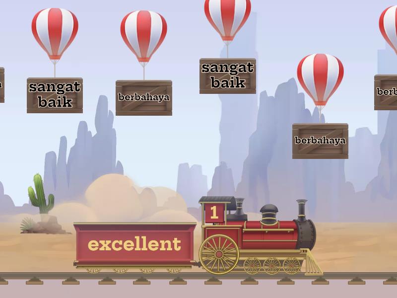 Adjectives and Adverbs - Balloon pop
