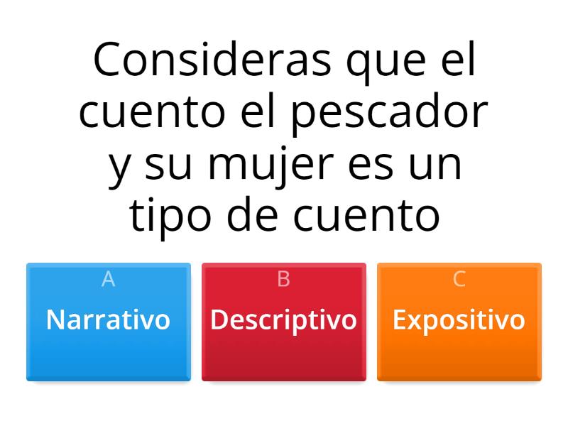 Cuestionario el pescador y su mujer. - Quiz