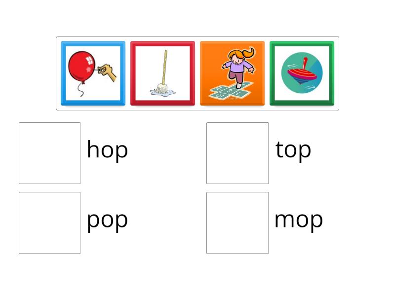 oxford phonics 2 unit 6 -op - Match up