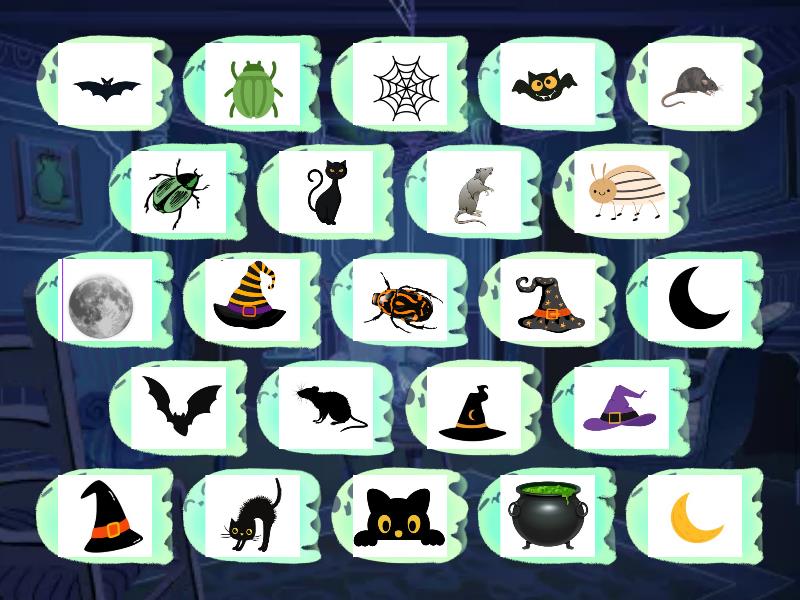 Halloween - Flip tiles