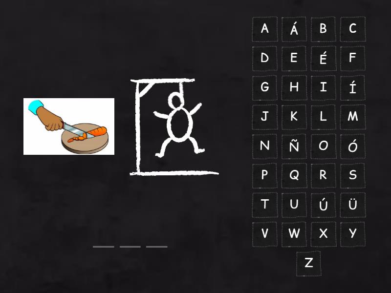 VOCABULARY COOKING - Hangman