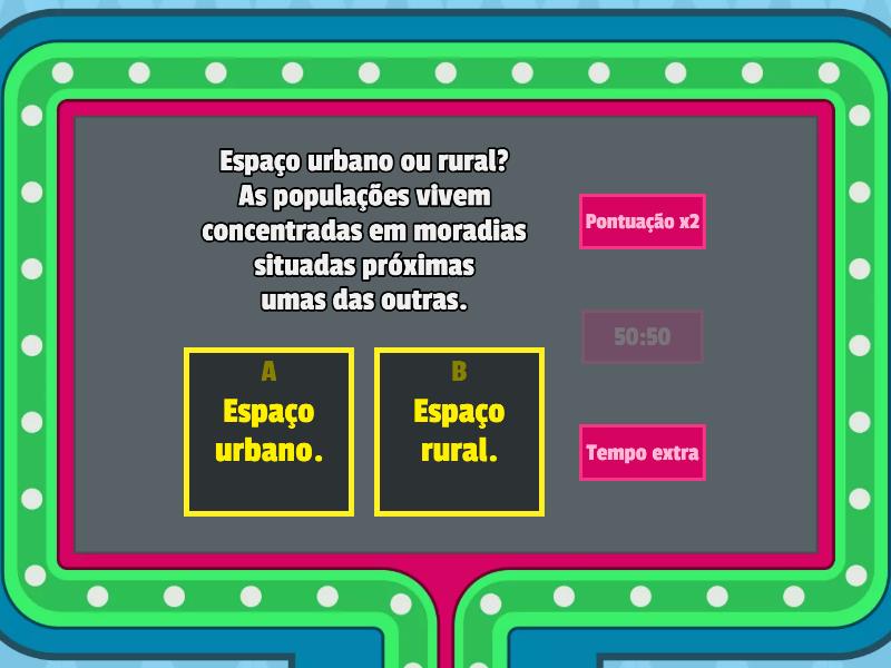 REVISÃO GEOGRAFIA - BRASIL RURAL - Gameshow quiz