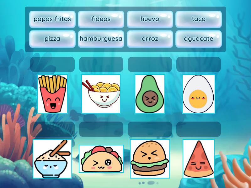 Mi comida favorita - Une las parejas