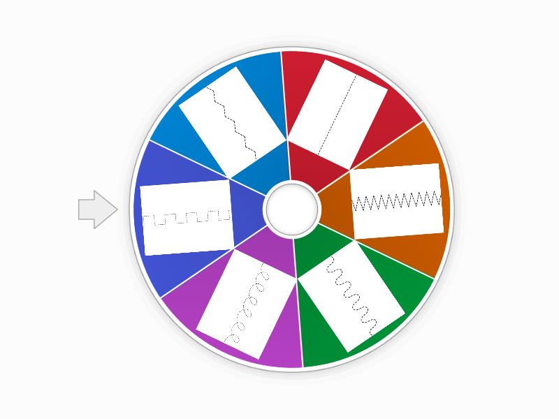 Tracing Patterns - Spin the wheel
