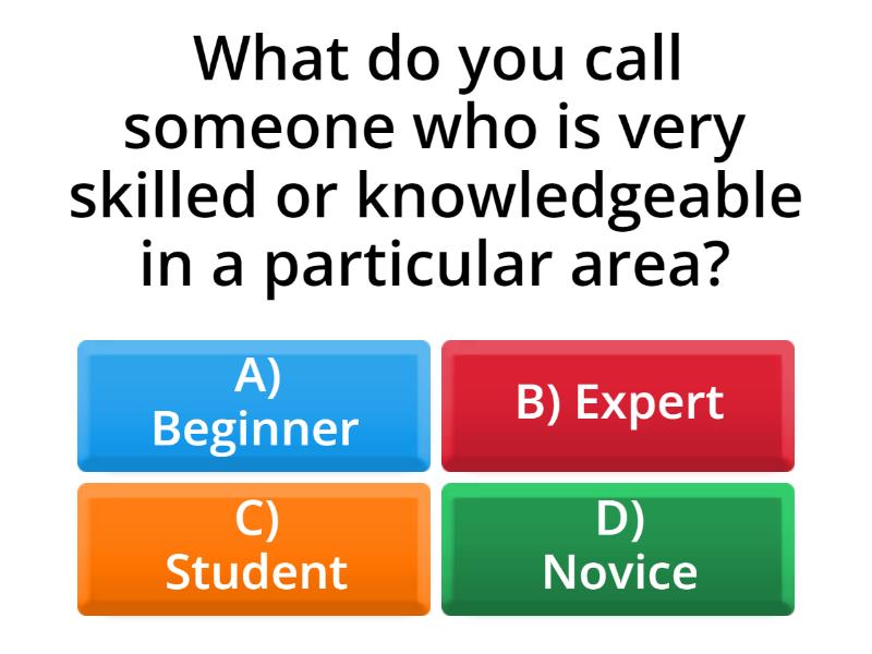 Vocabulary Multiple Choice Questions for Grade 8 - Questionário