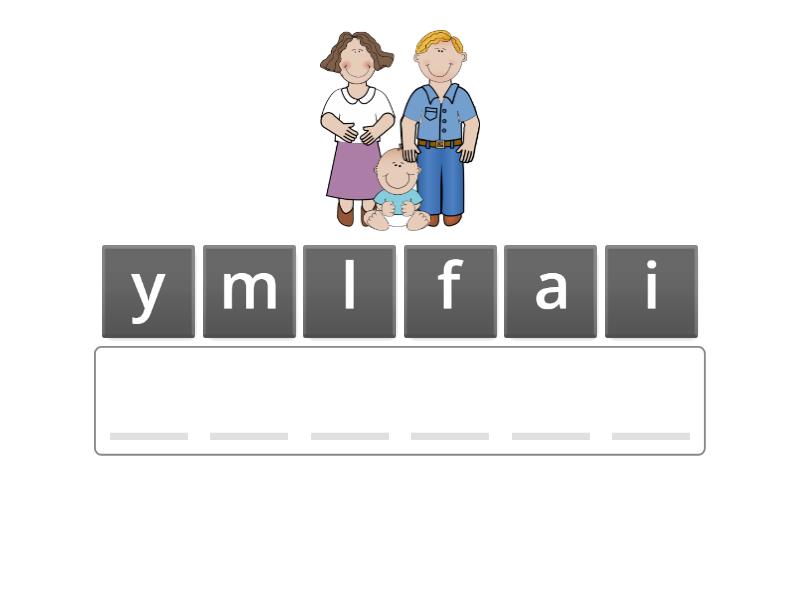 Family members - Anagram