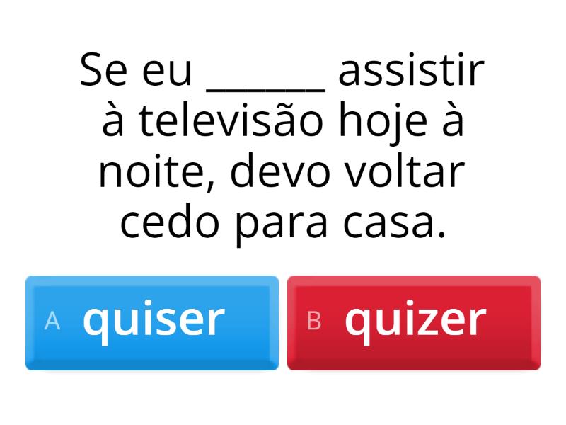 Querer - Quiz