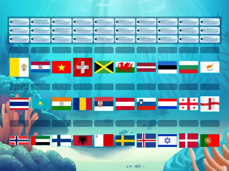 2 part flags - Une las parejas