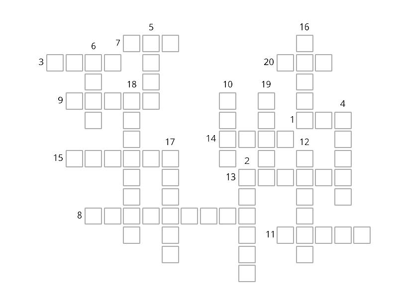 time - Crossword