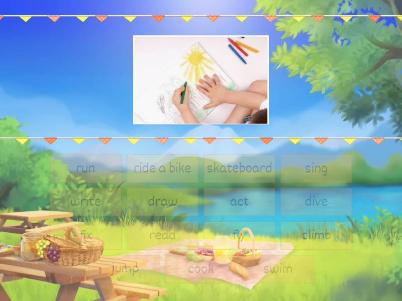 Go getter 1 Unit 5 Action verbs - Find the match