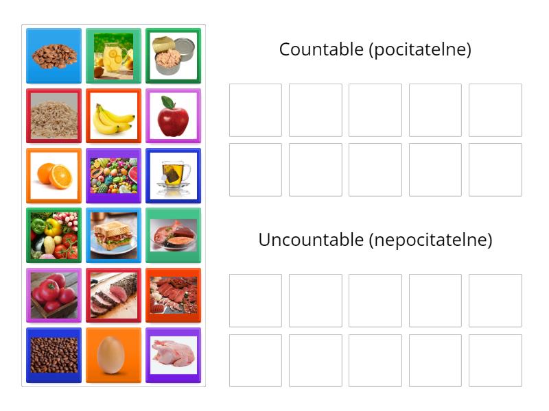 Project 2 Unit 4 countable vs. uncountable - Group sort