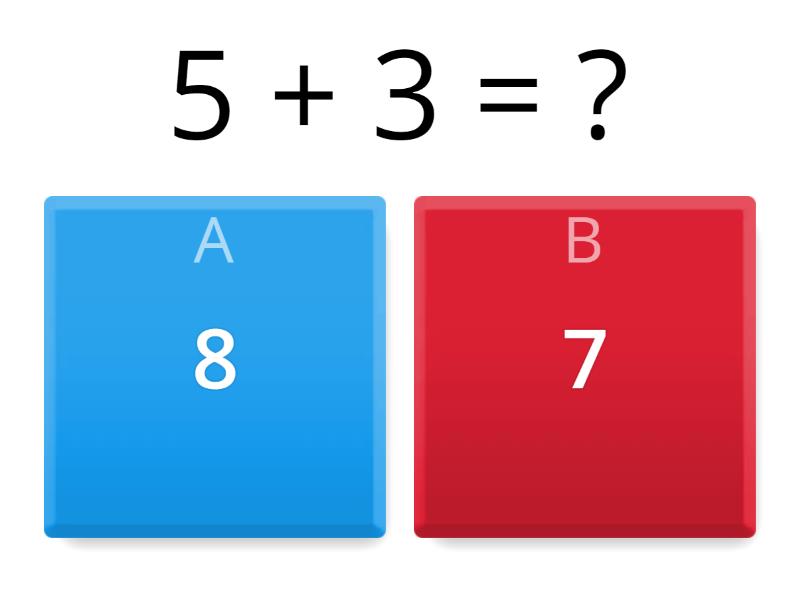 Math Addition - Quiz