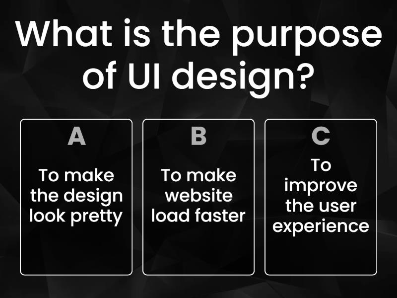 UX UI DESIGN - Quiz