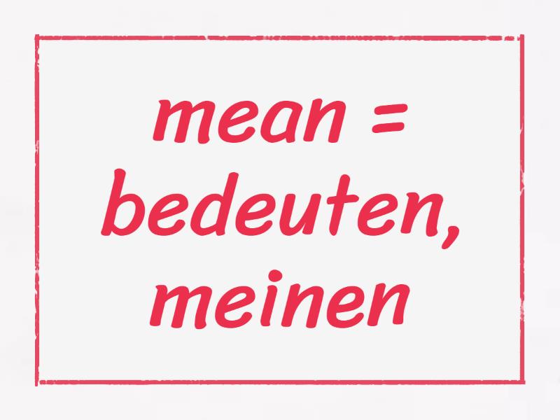 Important Irregular Verbs - 2 - Flash cards