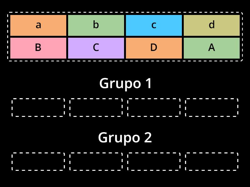 LETRAS - Group sort