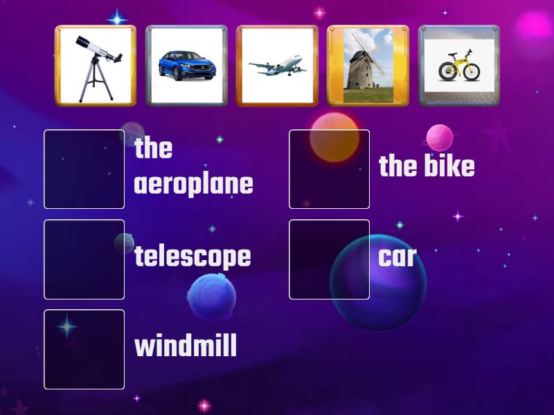 inventions - Match up