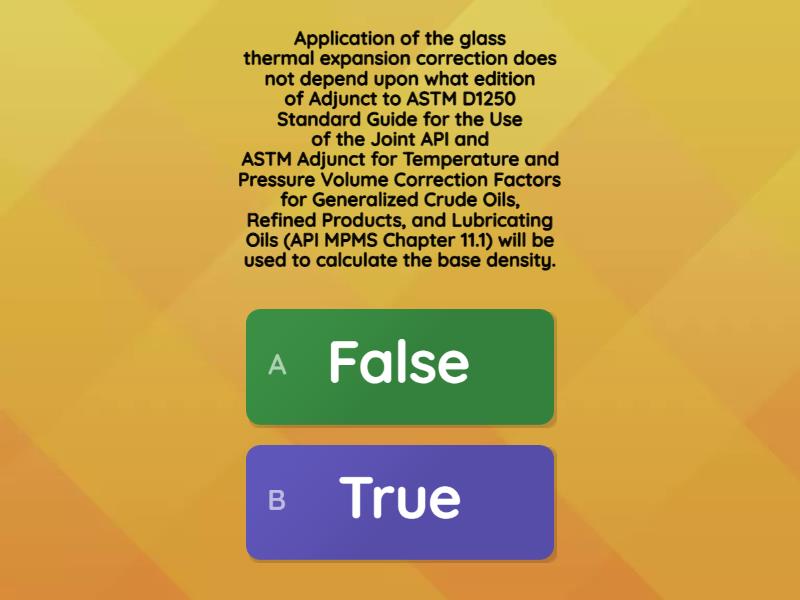 Latihan Soal ASTM D287 - Quiz