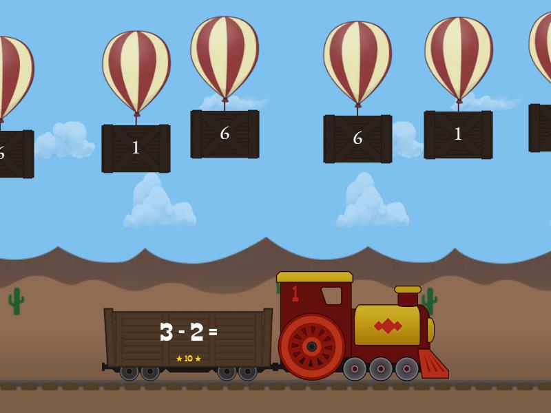 Math game - Balloon pop
