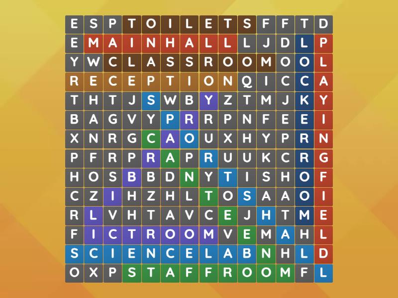 School places - Wordsearch