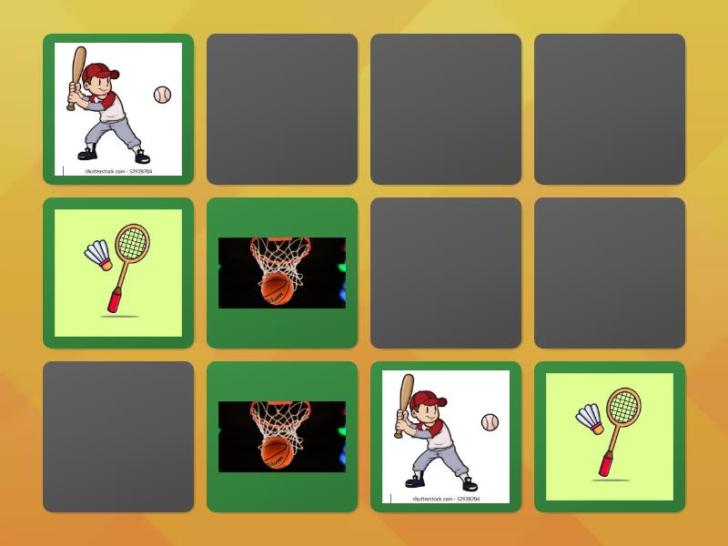My sports - Matching pairs