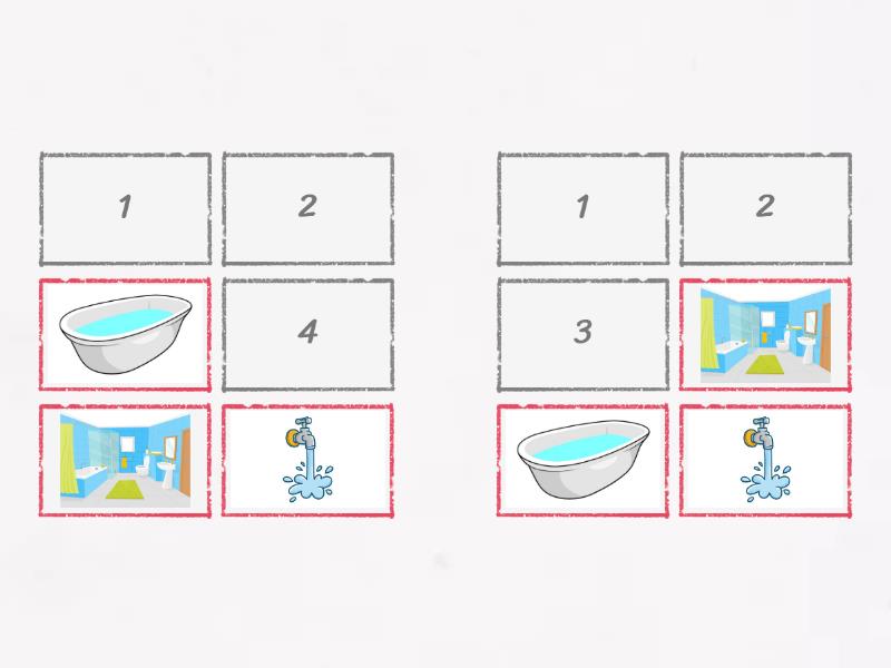 bathroom - Matching pairs