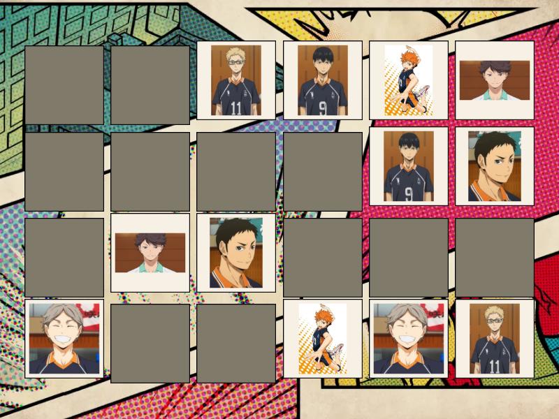 Haikyuu characters - Matching pairs