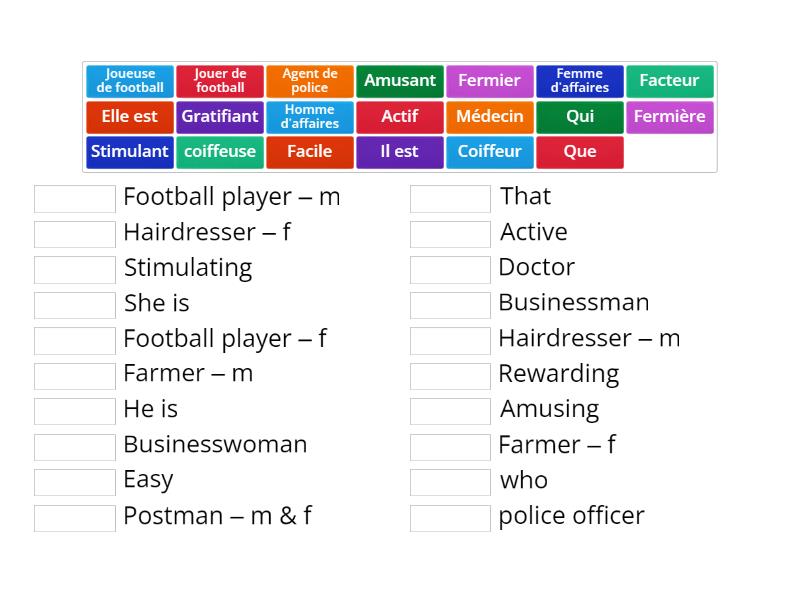 Level 3 Listening 2023 - set 2 - Match up