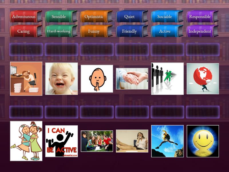 Focus 2 Unit 6 personality - Match up