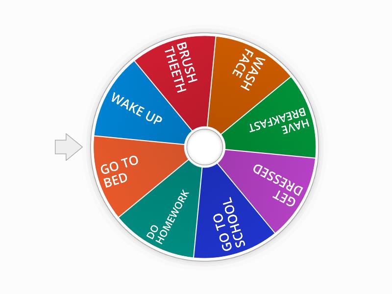 daily routines 2 - Spin the wheel