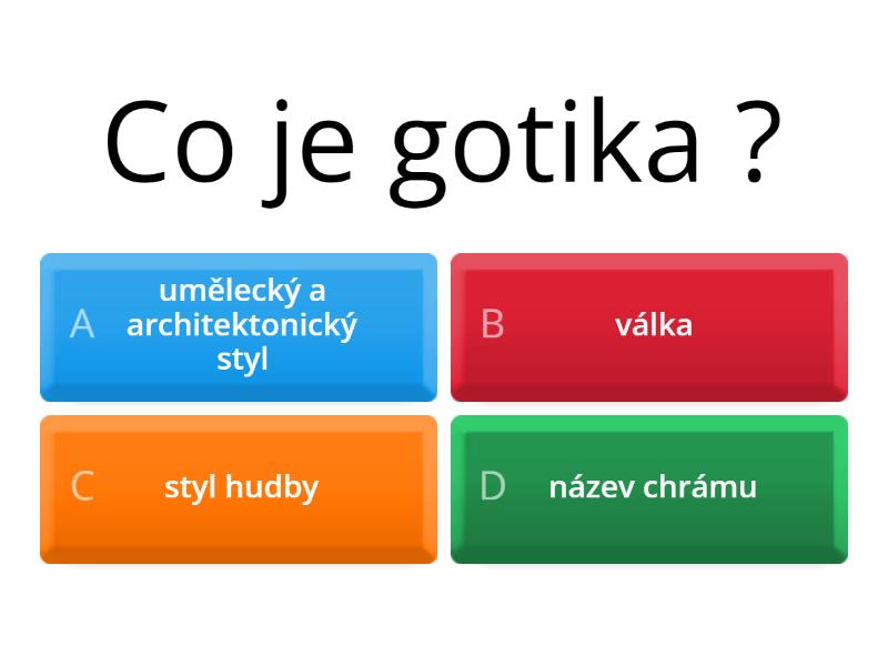 Gotika - Quiz