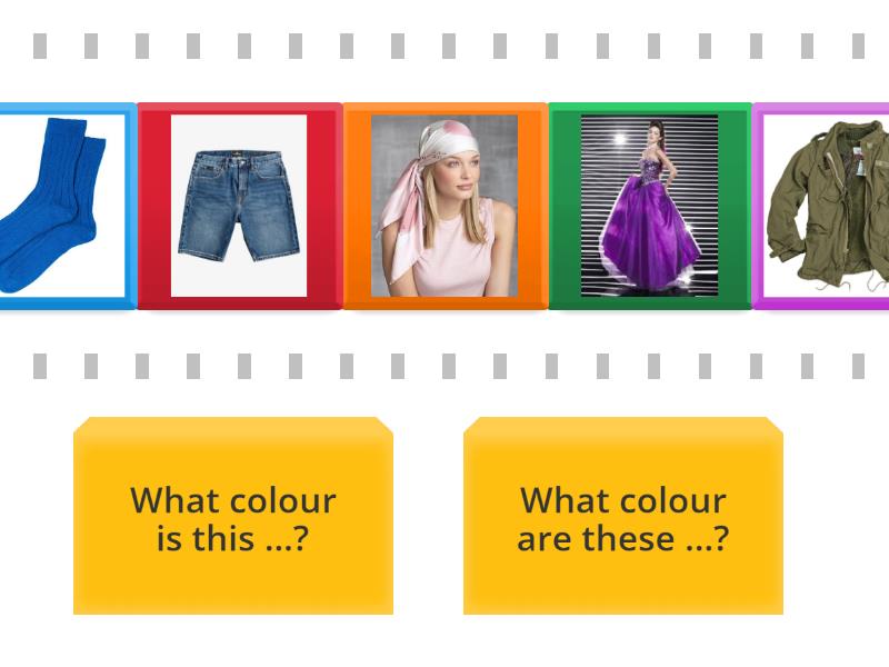 7.6 What colour is this .../are these? - Speed sorting
