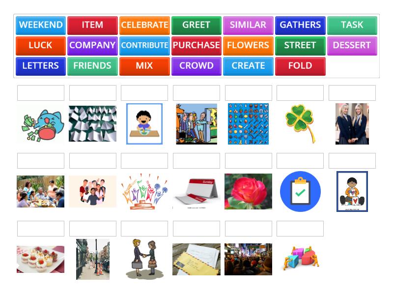 KEY WORDS - 1 - Match up