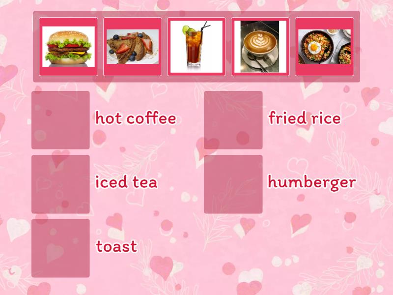 Match the picture and its name - Match up