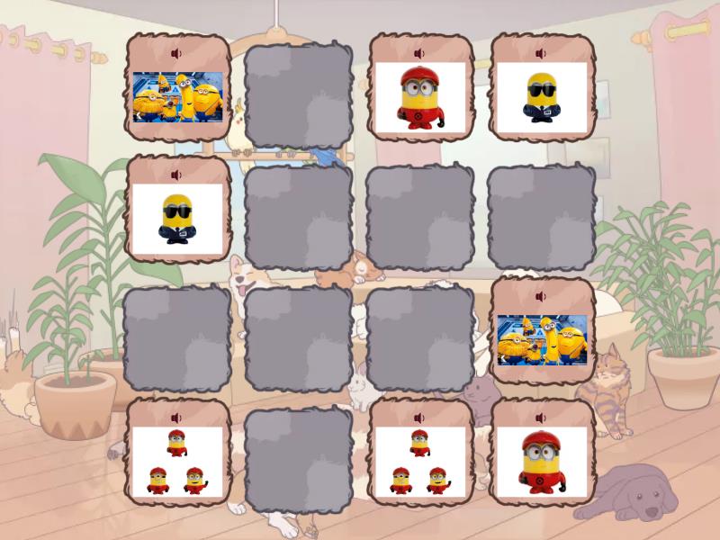 MEMÓRIA MINIONS - Matching pairs