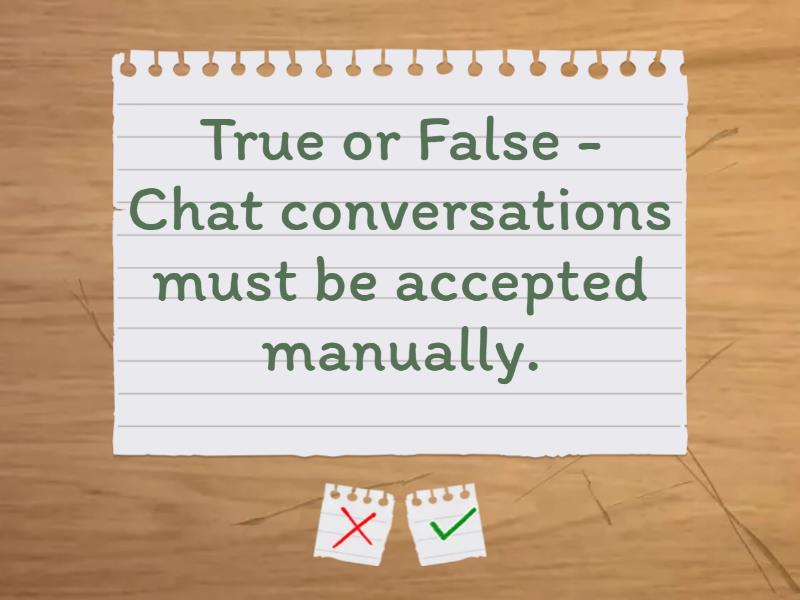 TT Chat Basics - Flash card