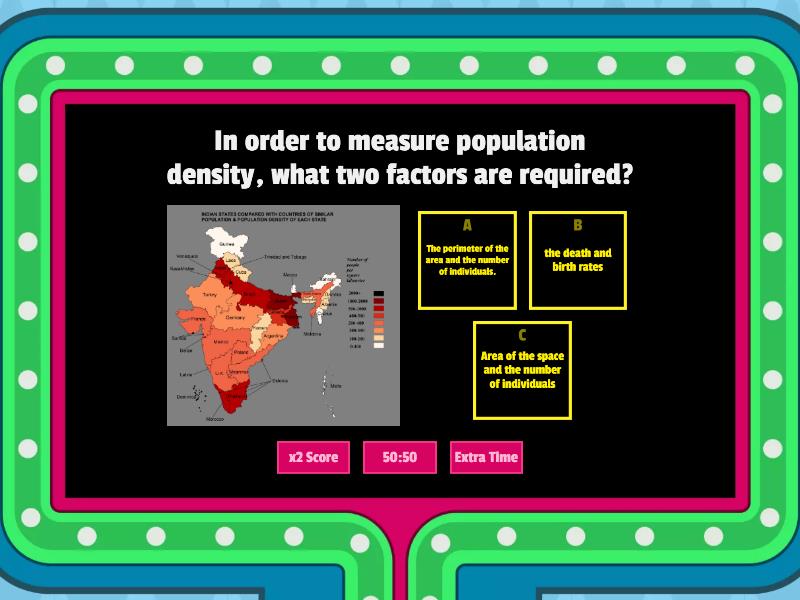 Ecology, population dynamics - Gameshow quiz
